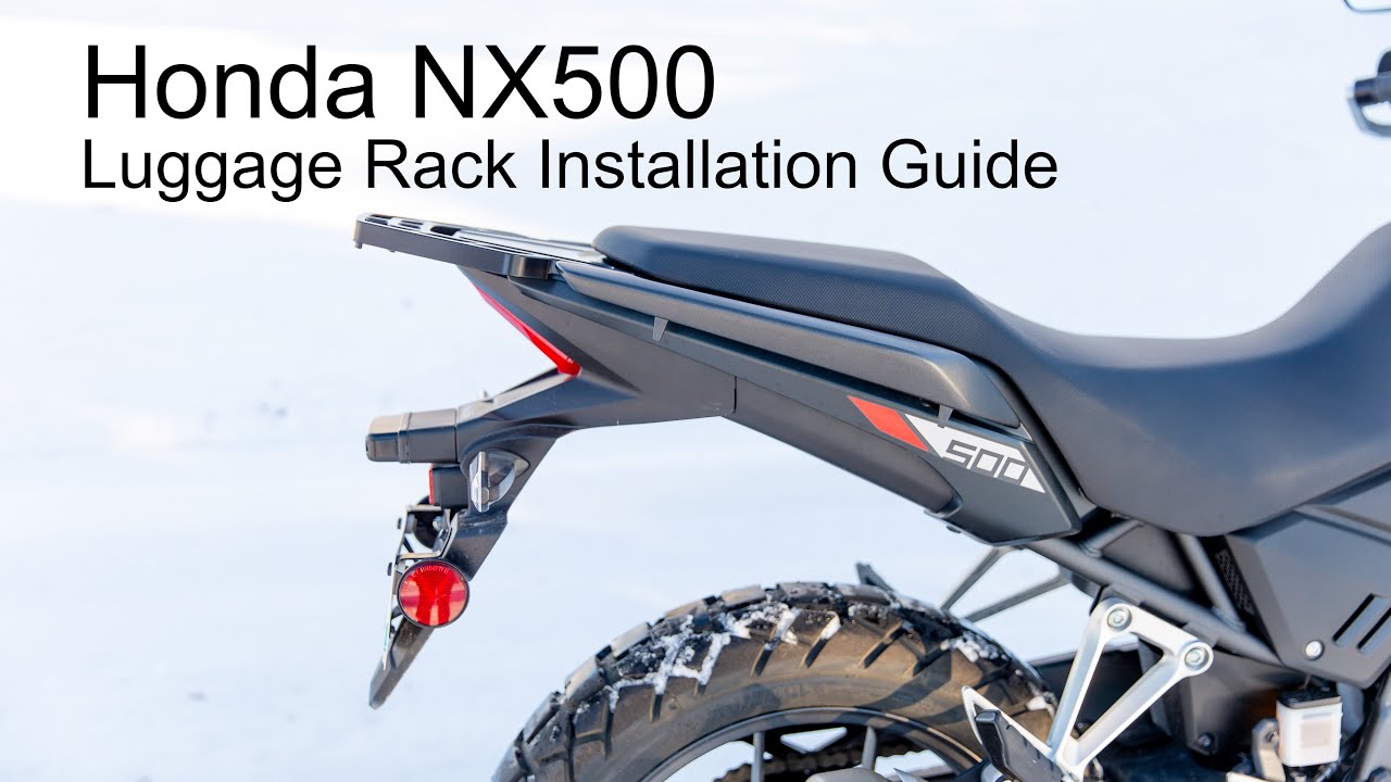 NX500 Luggage Rack Installation Guide - YouTube
