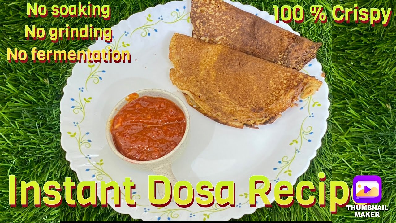 Instant Dosa with Rava on Normal Tawa / sooji | सूजी का झटपट डोसा ...