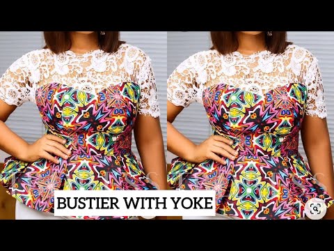 Bustier mit Passe – Schnittmustererstellung || Tutorial für Anfänger