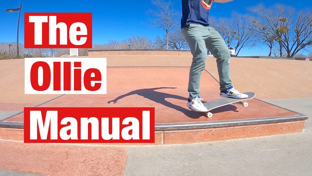 How to Ollie Manual on a Box or Ledge | Beginner Skateboard Trick ...