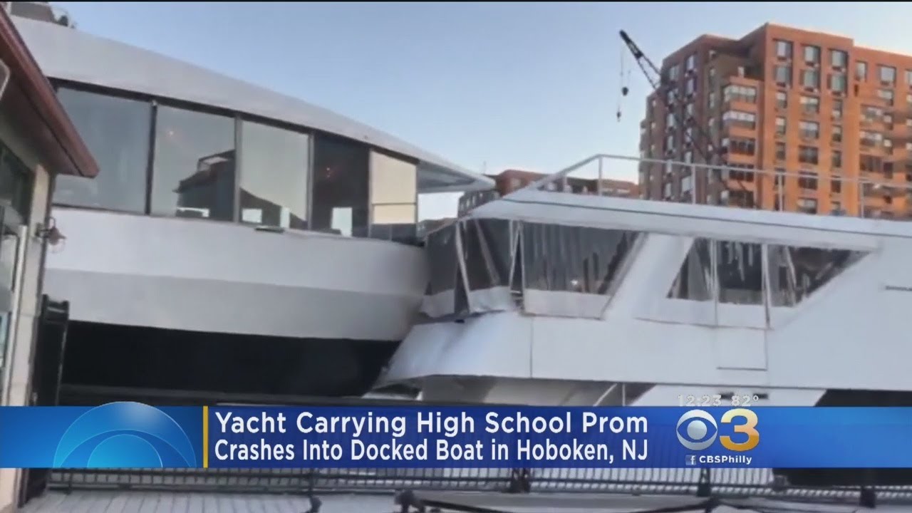 Yacht Hosting High School Prom Crashes Into Docked Boat In Hoboken ...