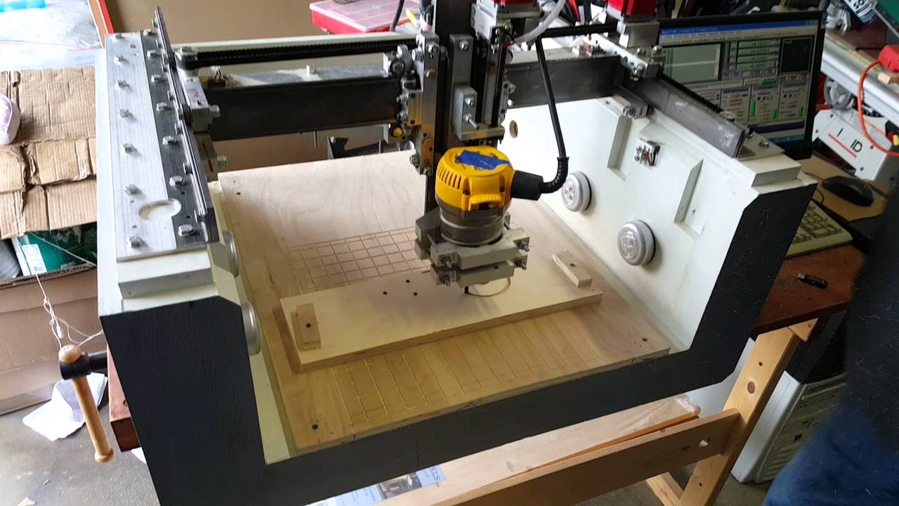 CNC Router - 1st Cut - YouTube