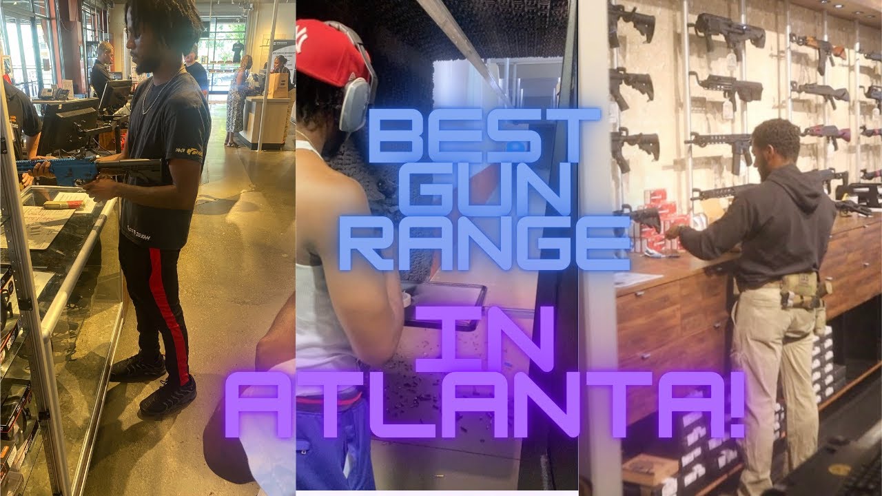 Trip to the gun range in ATL!!🎯 @stoddardsrangeandguns7336 - YouTube