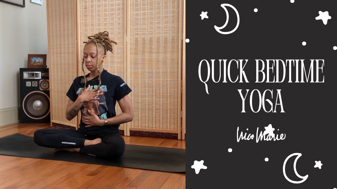 Quick Bedtime Yoga | RELAX & WIND DOWN Before Bed - YouTube