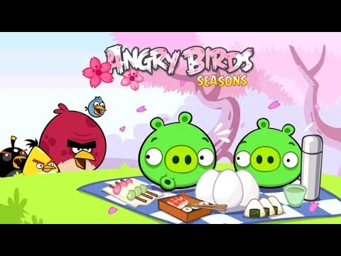 Angry Birds Seasons Cherry Blossom Theme - YouTube