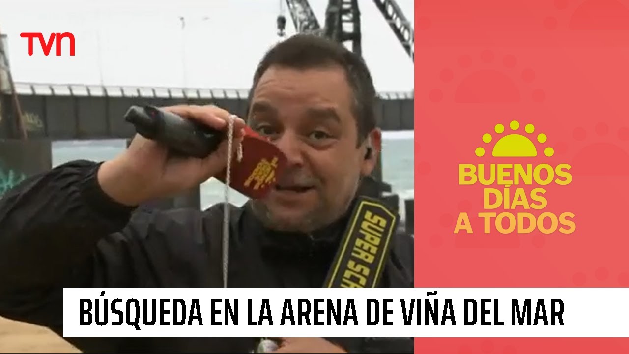Los tesoros de Leo Castillo en la playa de Viña del Mar | Buenos días a ...