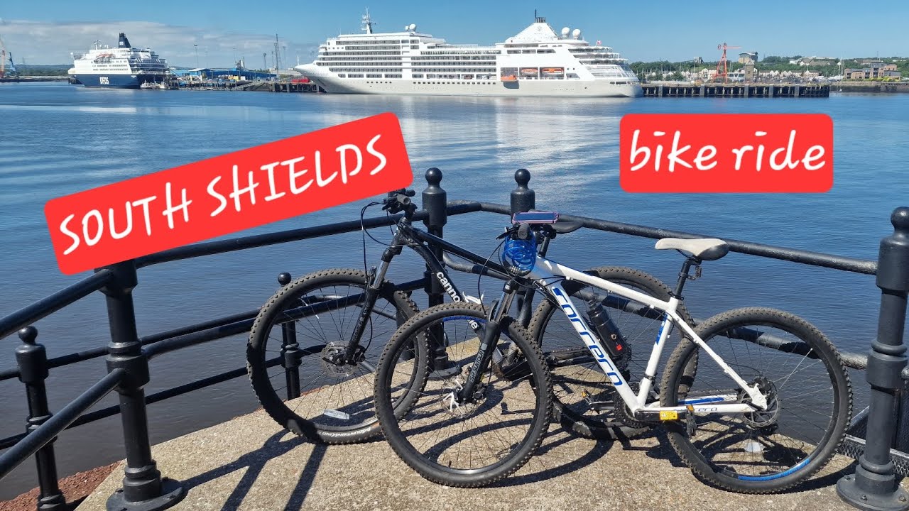 South shields bike ride on a hot sunny day - YouTube