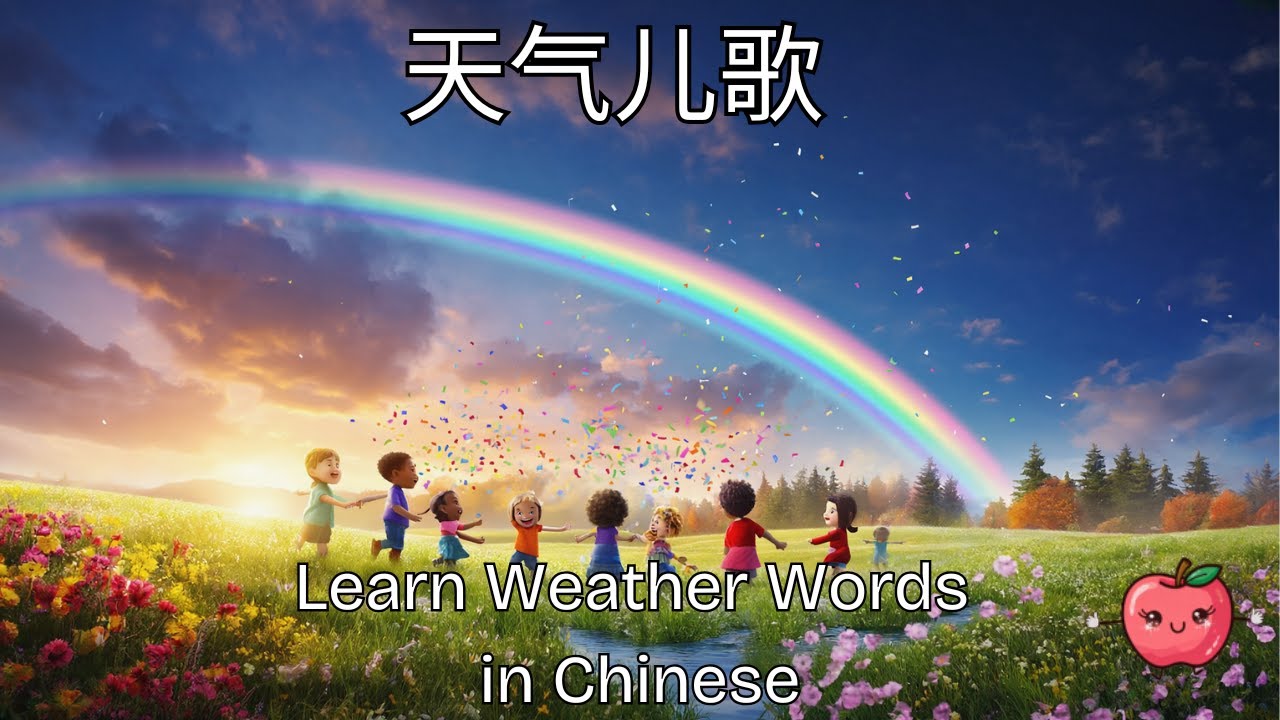 🎵 天气儿歌 | Learn Chinese Weather Words Through Music! | Weather Song in ...