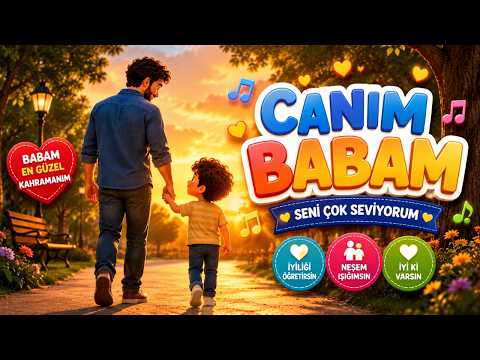 Babamı Seviyorum ❤️ | Baba Sevgisi Çocuk Şarkısı | Eğitici ve Eğlenceli Çocuk Şarkıları