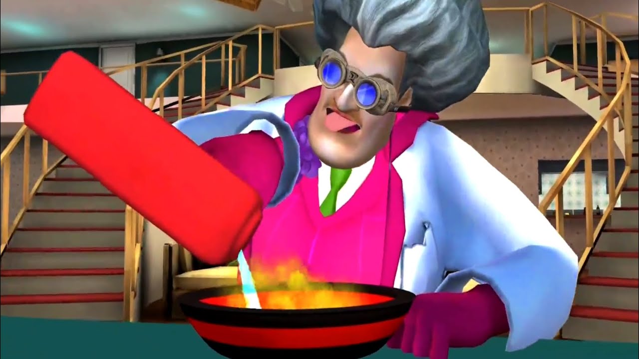 Scary Teacher 3D || Science Experiments #games #gaming - YouTube