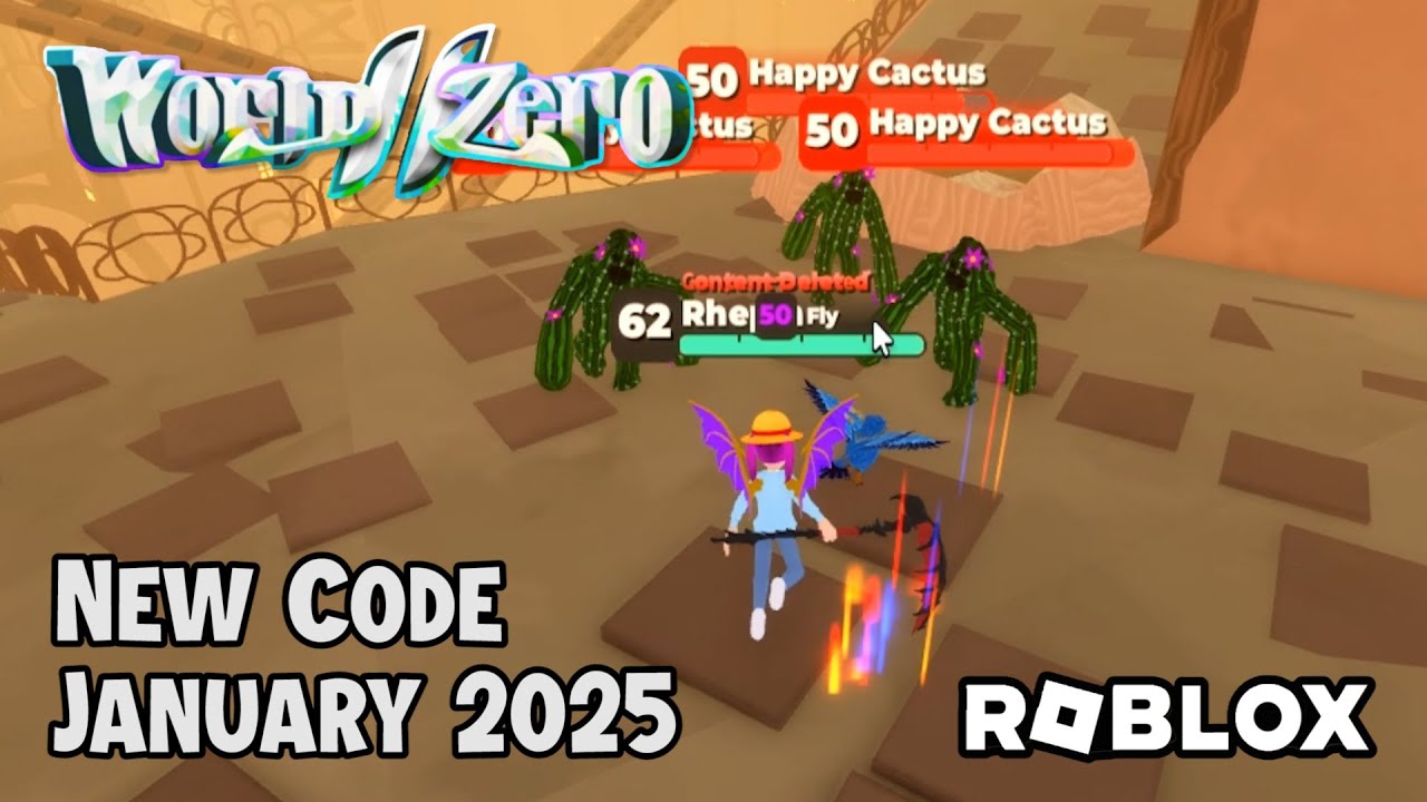 Roblox World Zero New Code January 2025 - YouTube