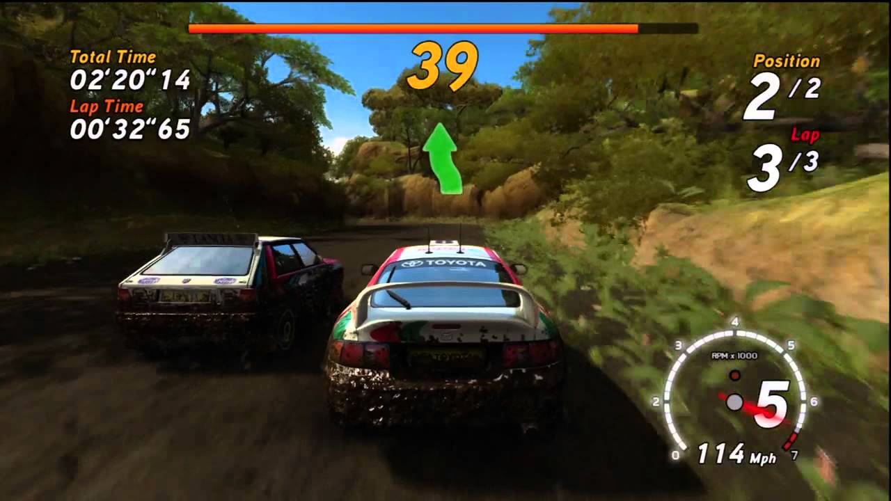 Sega Online Rally Arcade: Single Player Gameplay - YouTube