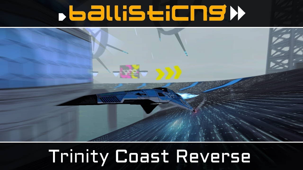 BallisticNG - Custom Track Showcase: Trinity Coast Reverse - YouTube