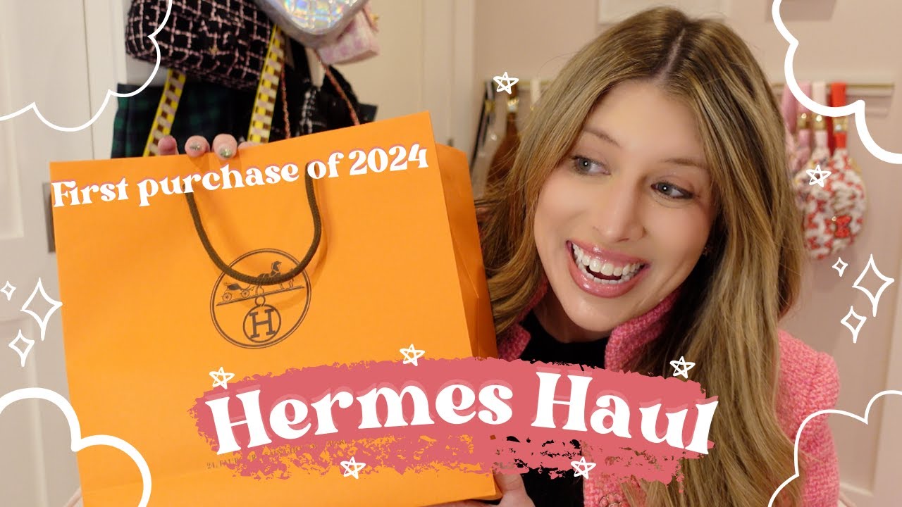 Hermes first purchase of the year... and it's a big one! Working on my ...