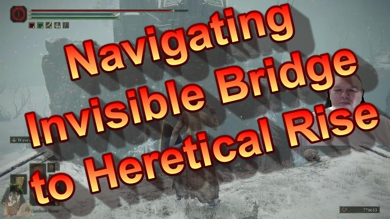 Navigating Invisible Bridge to Heretical Rise Elden Ring Rainbow Stone ...