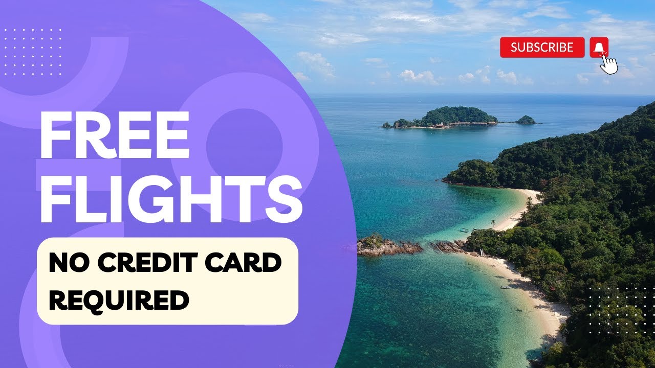 How To Get Free Flights Without Credit Cards - YouTube