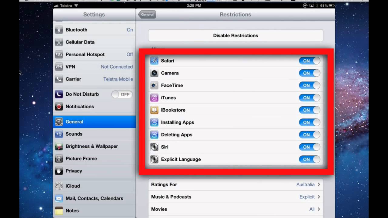 Configure the settings on the iPad - Part 2 of 5.mp4 - YouTube