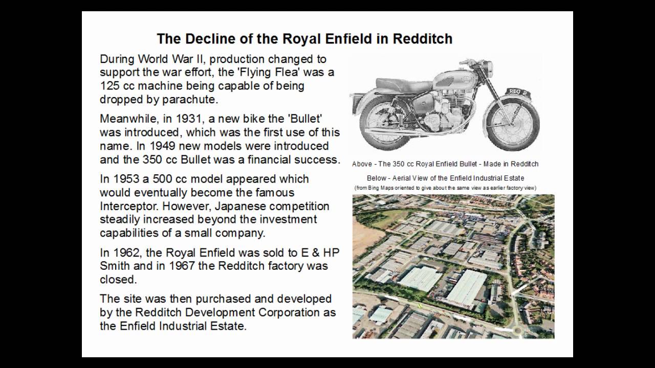Redditch History Royal Enfield.wmv - YouTube
