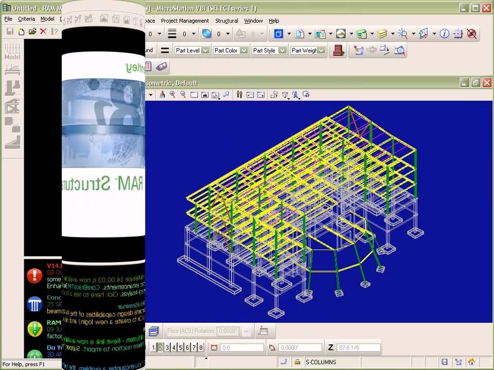 Integration Between Ram Structural System and Bentley Structural - YouTube