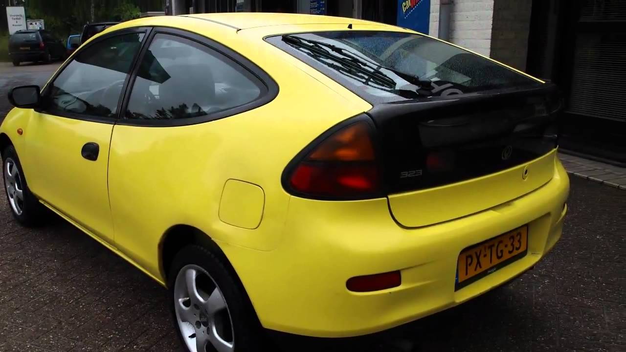 Mazda 323 Coupe 1.5i LX LPG G3 Inruil mogelijk - YouTube