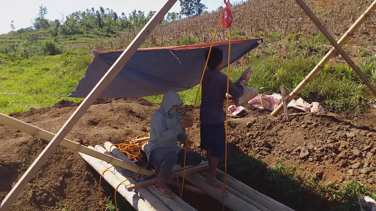 Progress on the Shallow Well - Hollow Block Casing - YouTube