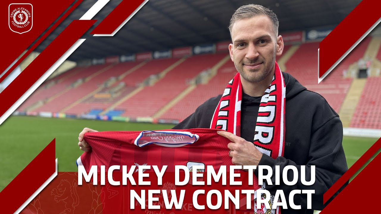 NEW CONTRACT | Mickey Demetriou Delighted To Extend His Stay With The ...