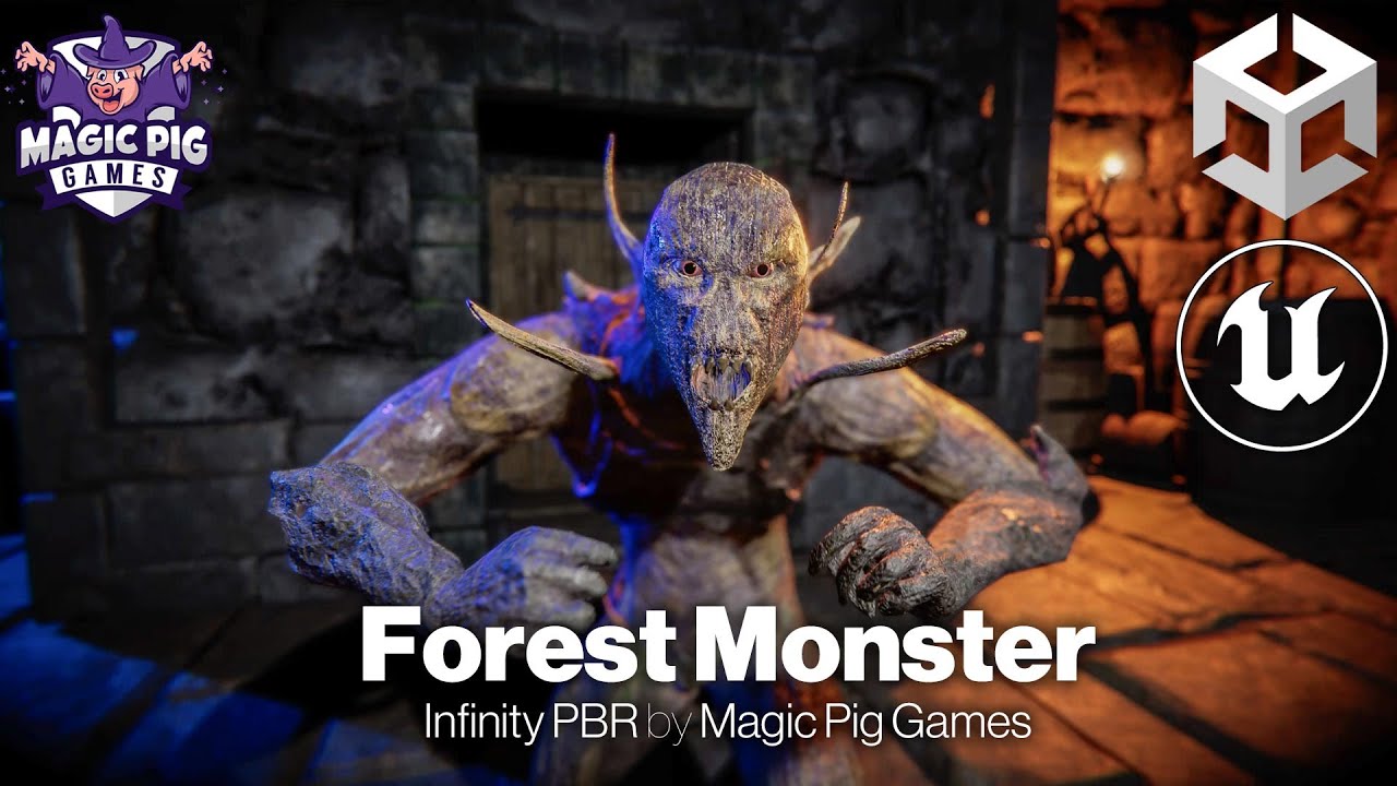 Forest Warrior • Infinity PBR • Unity/Unreal Fantasy RPG Game Dev - YouTube
