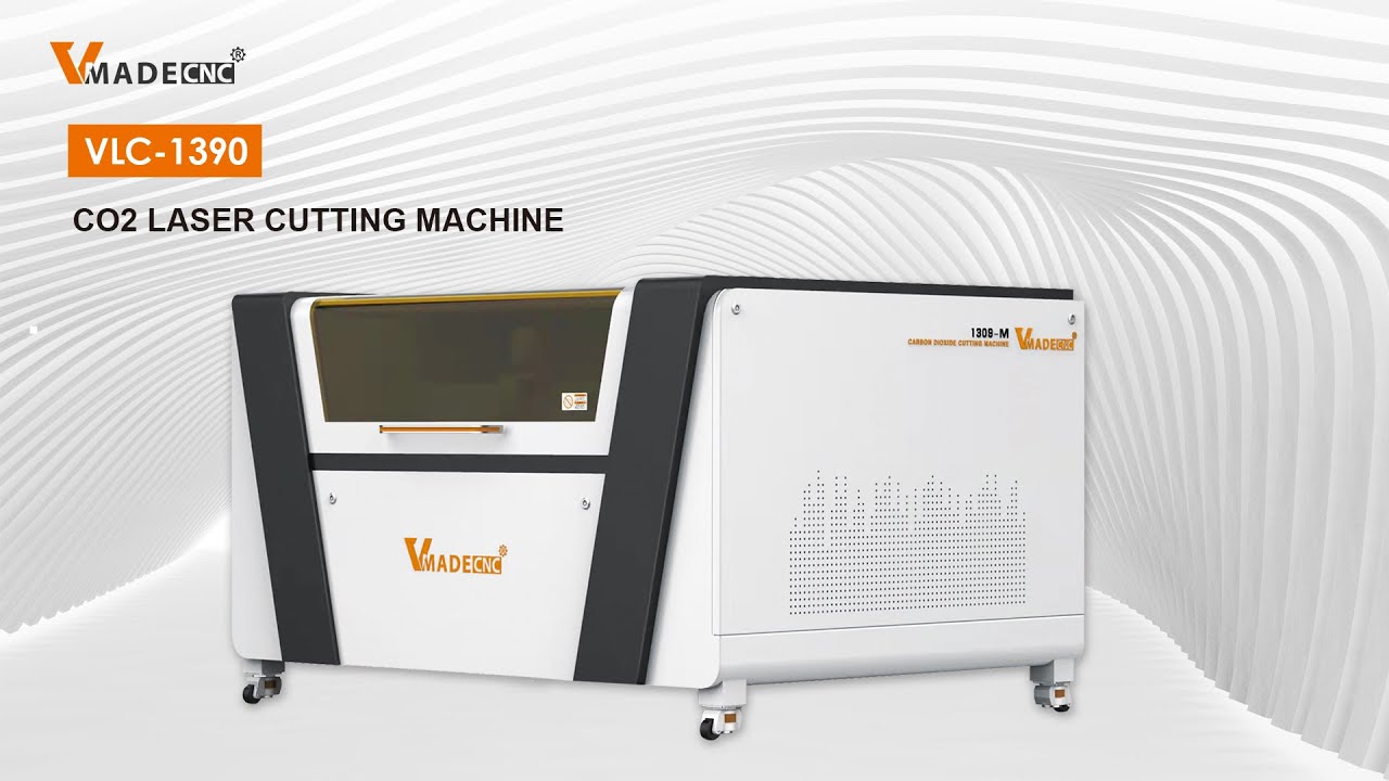 VLC-1390 CO2 LASER CUTTING MACHINE - YouTube