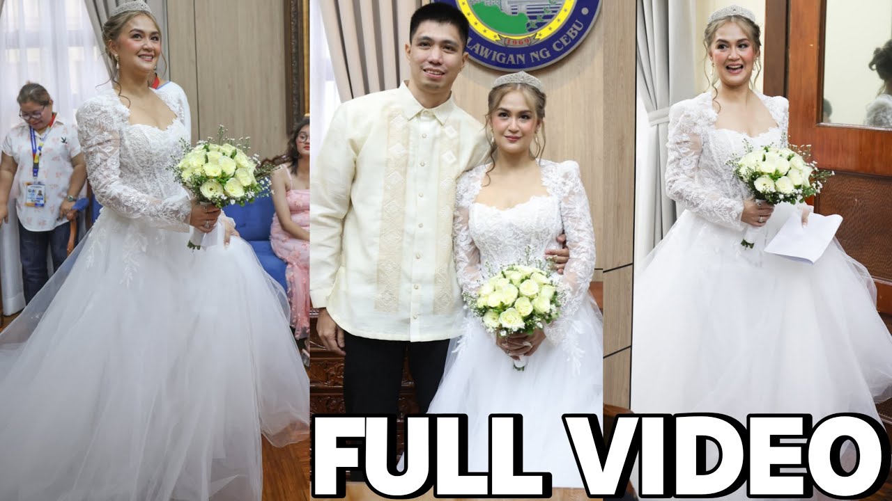 THE CIVIL WEDDING Of Eat Bulaga EBBabes Lian Paz and John Cabahug ...