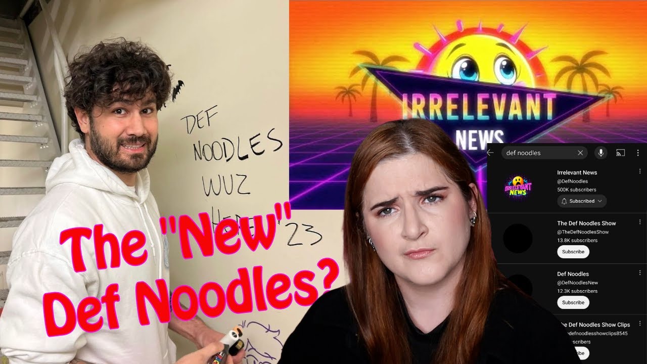 Def Noodles is back...? - YouTube