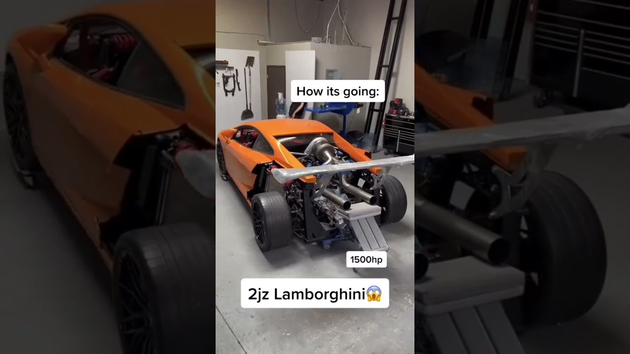 1500Hp 2JZ swap in Lamborghini Gallardo - YouTube