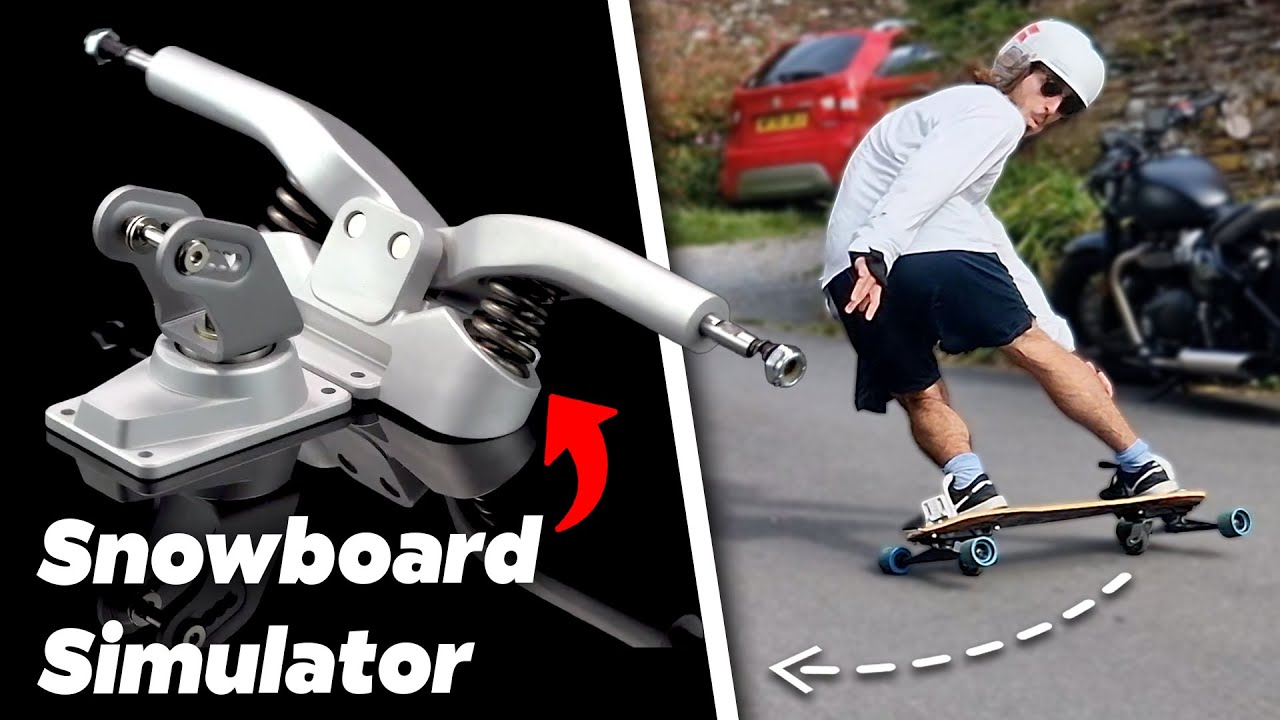 How To Learn to Snowboard With a Skateboard (Freeboard) - YouTube