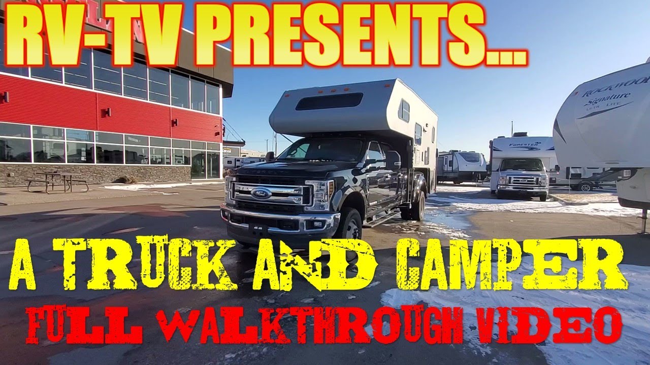 F-350 & LANCE CAMPER FULL LENGTH WALK THROUGH WITH KYLE - YouTube