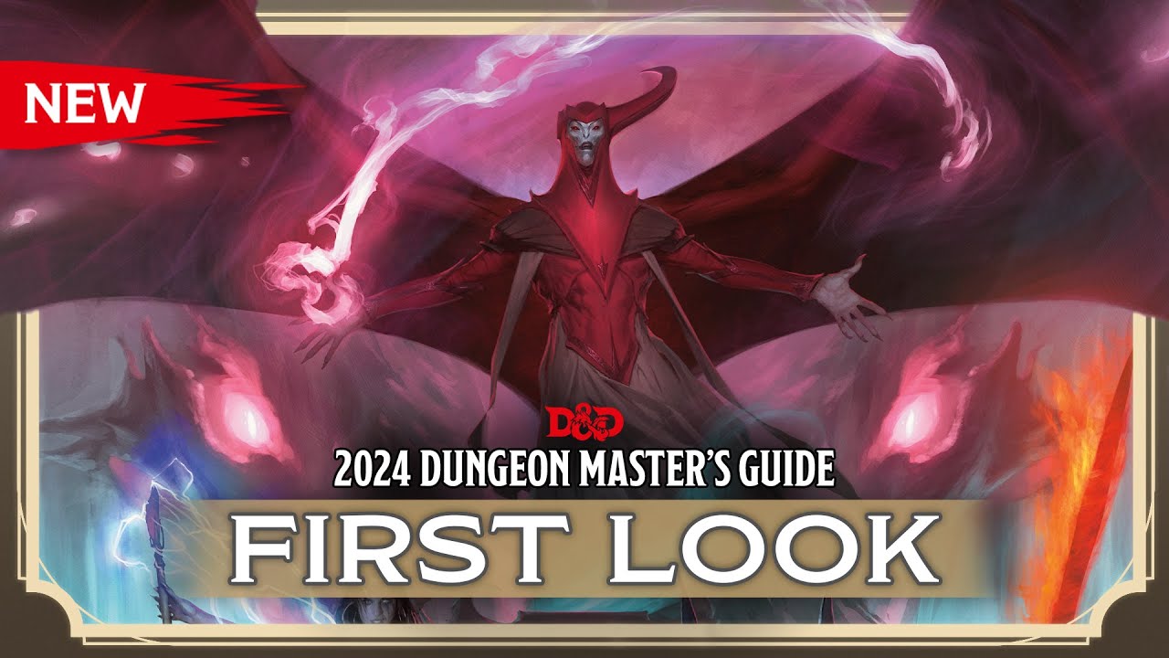 New 2024 Dungeon Master's Guide | First Look | D&D - YouTube
