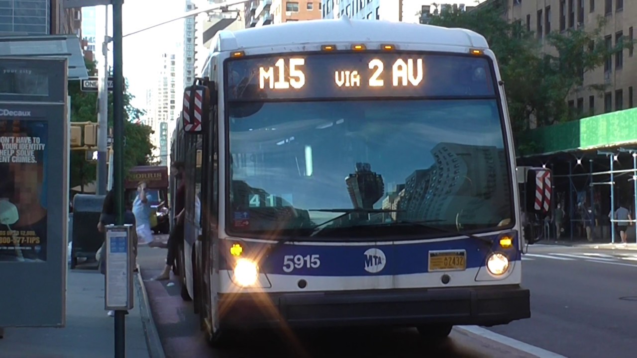 NYCT Regional Bus: Nova Bus LFSA 5915 M15 Bus@2nd Avenue/East 68th ...