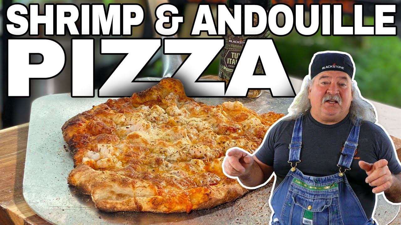 Cajun-Style Pizza with Bruce Mitchell | Blackstone Griddle - YouTube