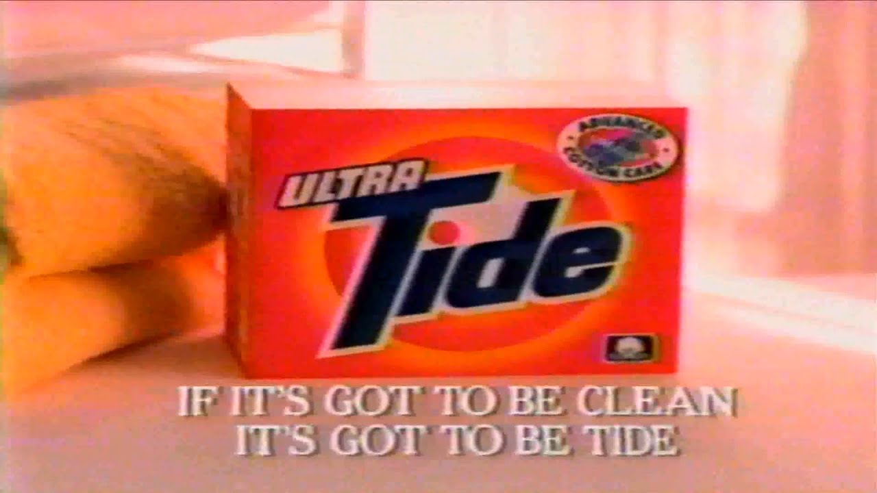 Tide Ultra "Cotton Clean" (1995) Ad Commercial featuring Lisa Helmer ...