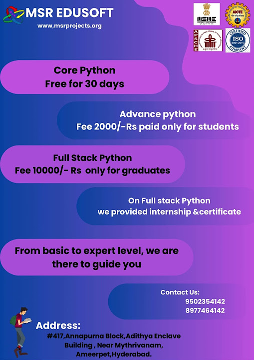 full stack python training under aicte and apsche - YouTube