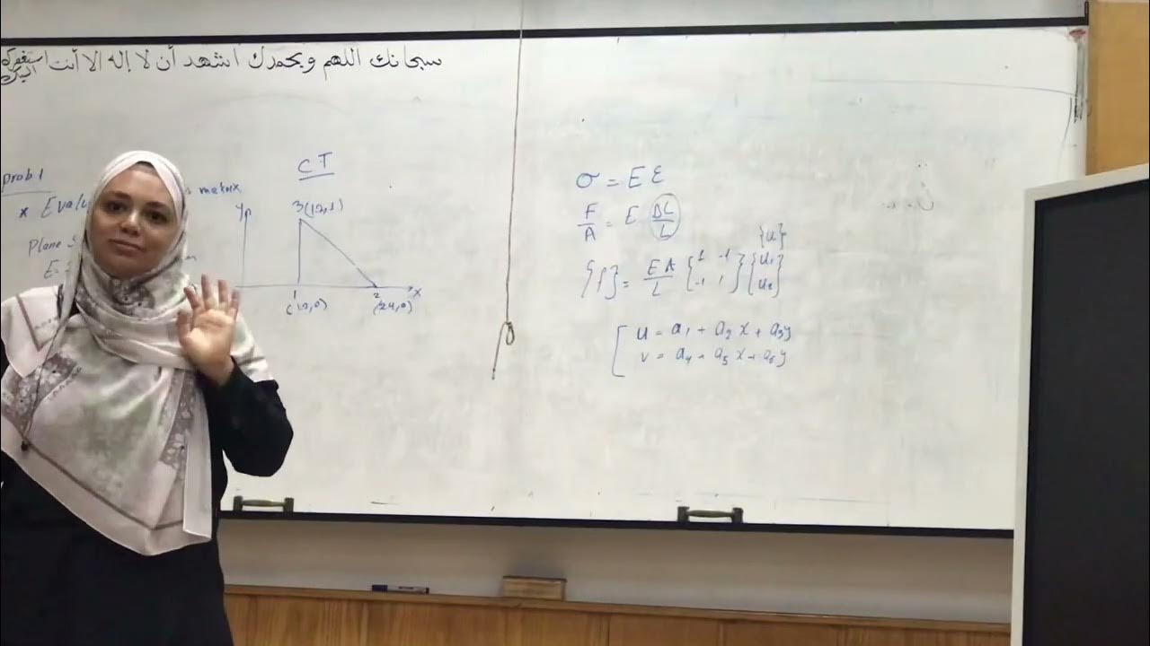CAD sec. 3 - ENG. Wessam Ahmed (Plane stress) - YouTube