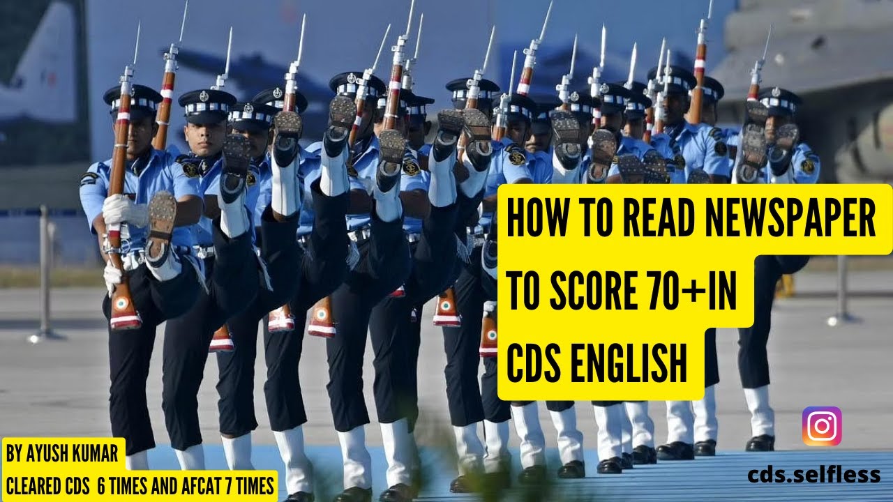 how to read newspaper for cds english. score 70+ marks - YouTube