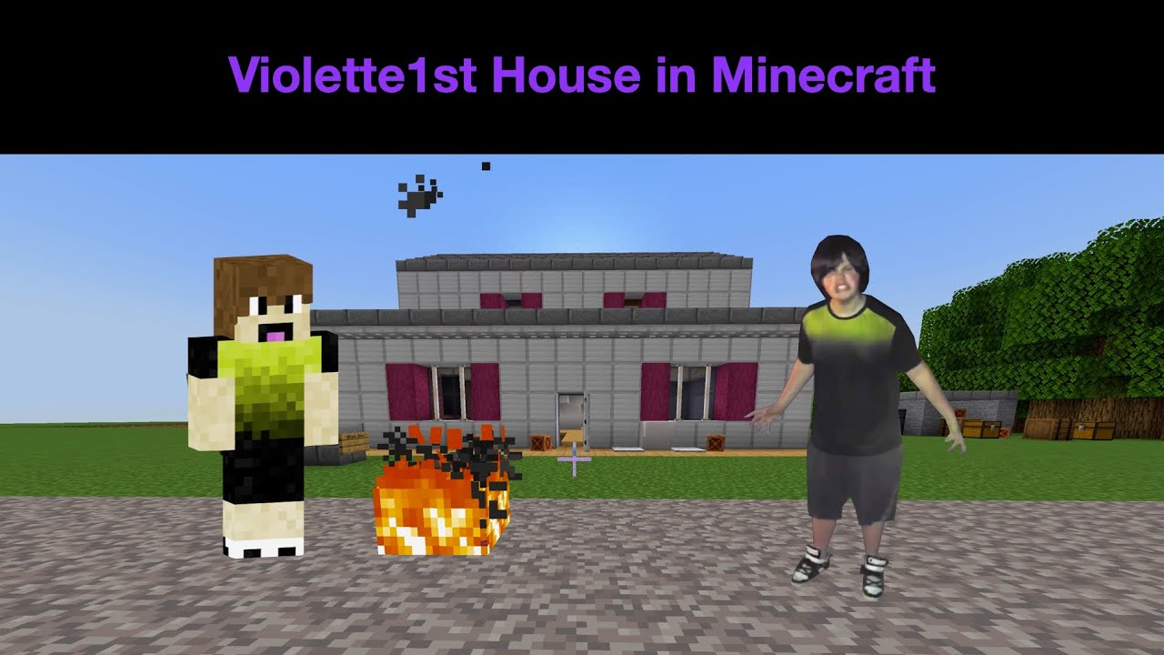 Violette1st house in Minecraft - YouTube