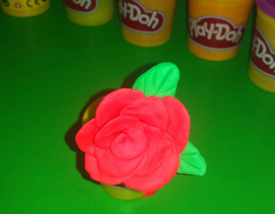 How to make FLOWER out of Play-Doh - YouTube