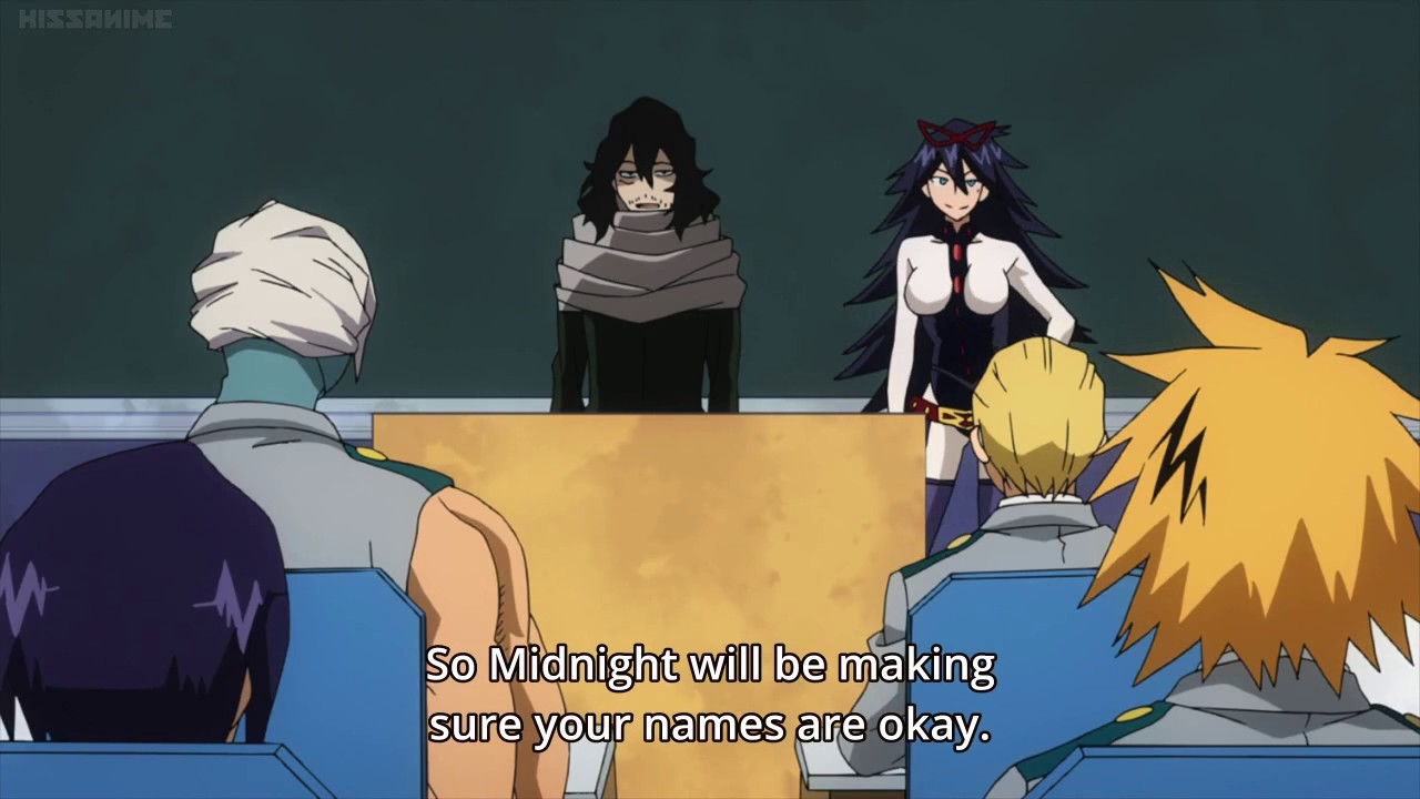 How aizawa sensei get his hero name boku no hero academia season 2 ...
