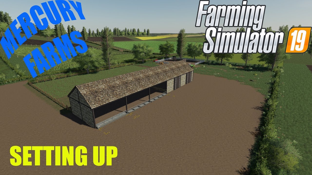 Mercury Farms Ep 9 Farming Sim 19 Getting ready for the cattle - YouTube