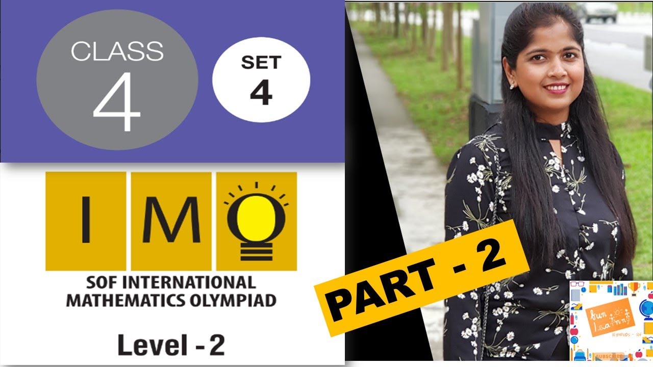 IMO Class 4 Level 2 (Set 4) - 2019 question paper with answers - Tough ...
