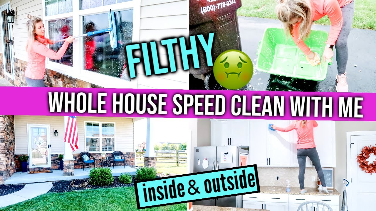 NEW! EXTREME WHOLE HOUSE CLEAN WITH ME 2020 | ALL DAY SPEED CLEANING ...