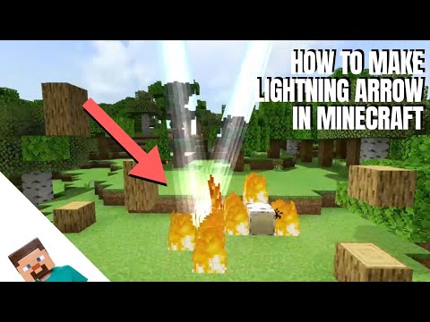 HOW TO MAKE LIGHTNING ARROW IN MINECRAFT - YouTube