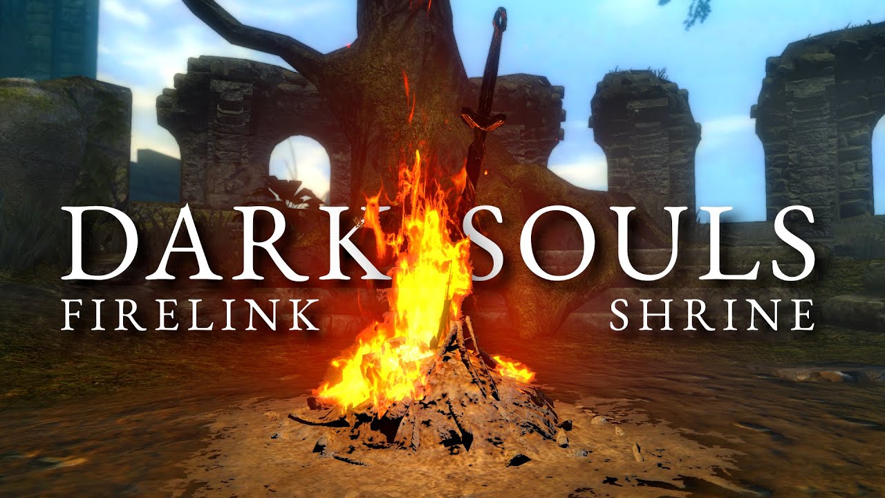 Firelink Shrine Ambience | 3 Hours Dark Souls Music & Bonfire ...
