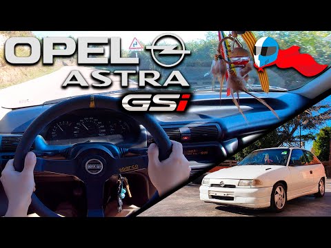 1992 Opel Astra F GSI 8v (84kW) POV 4K [Test Drive Hero] #3 ACCELERATION ELASTICITY & DYNAMIC
