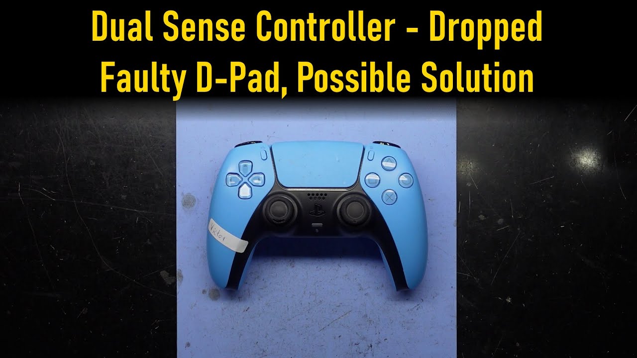 Dual Sense Controller Dropped now D-Pad Issues, Possible Solution - YouTube